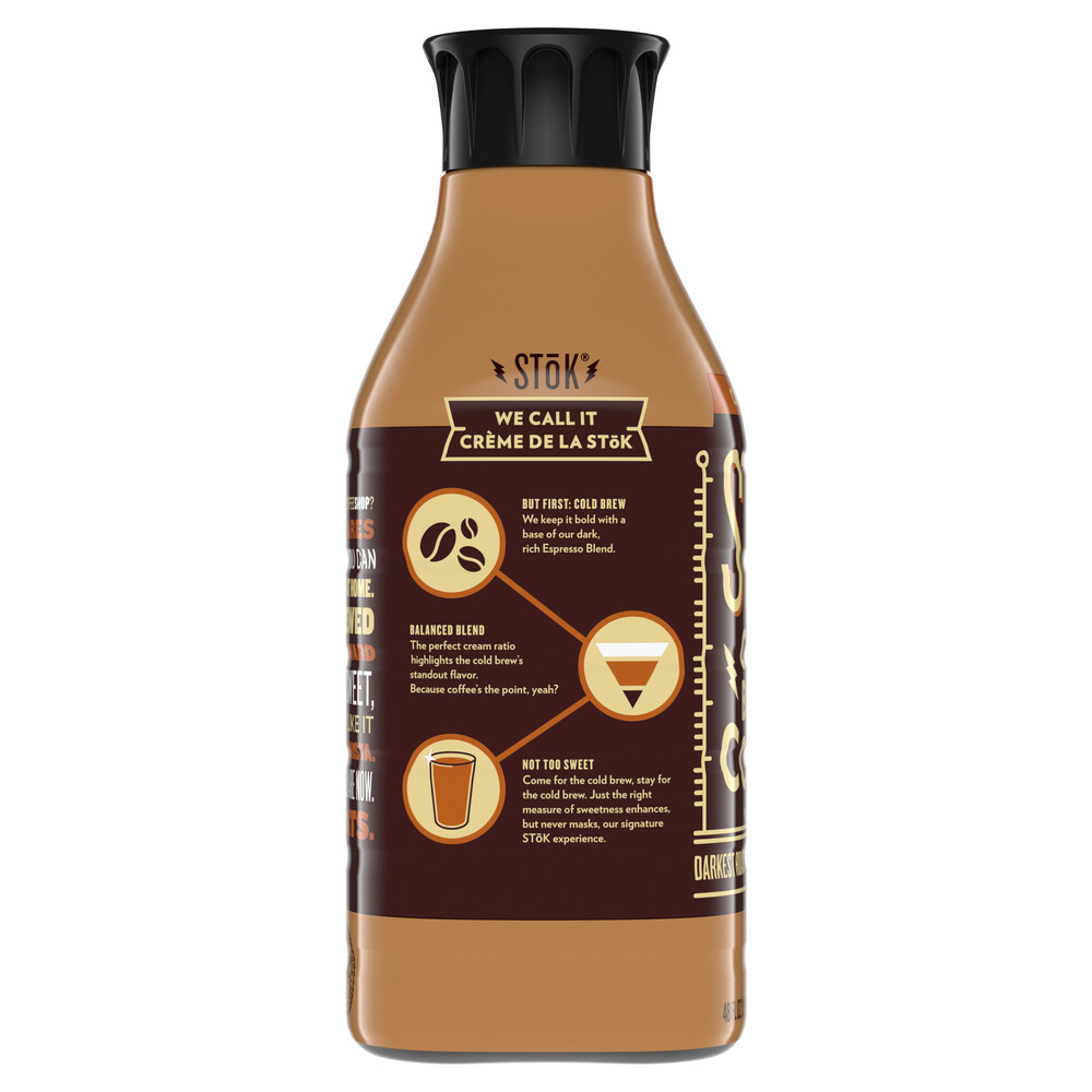 SToK Cappuccino Creamed Cold Brew Coffee Bottle-Planogram-Left