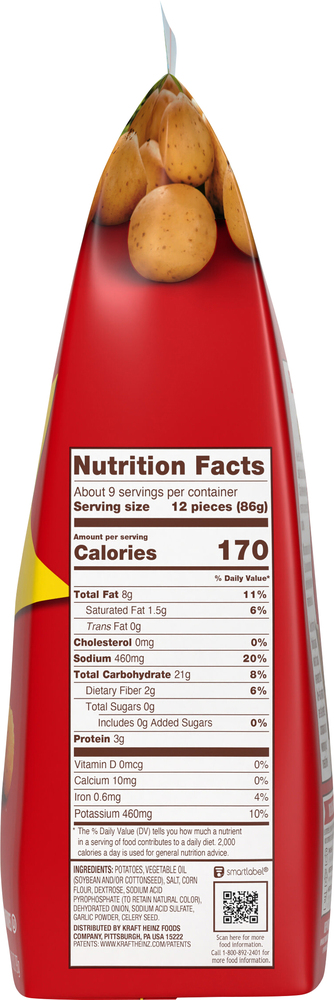 Ore-Ida Tater Tots, Extra Crispy-Planogram-Right