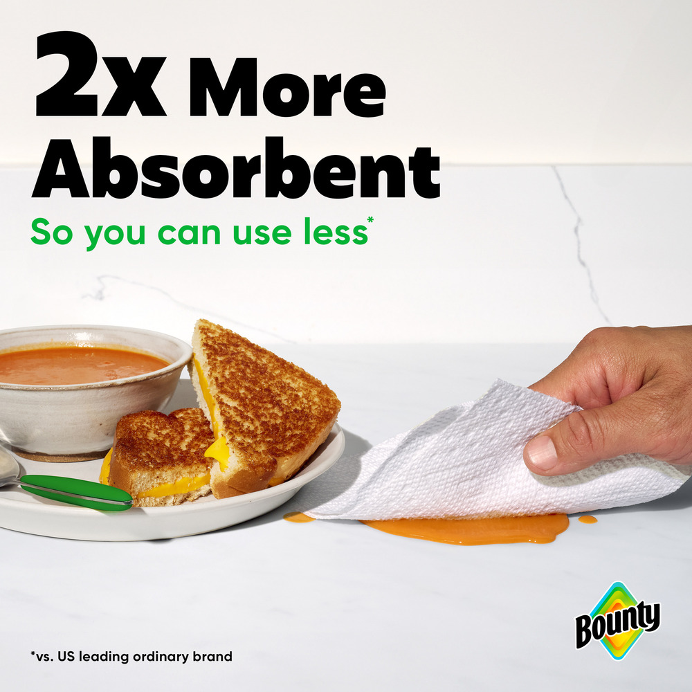 Bounty Bounty Select-A-Size Paper Towels, 6 Count-Front-Right-Elevated
