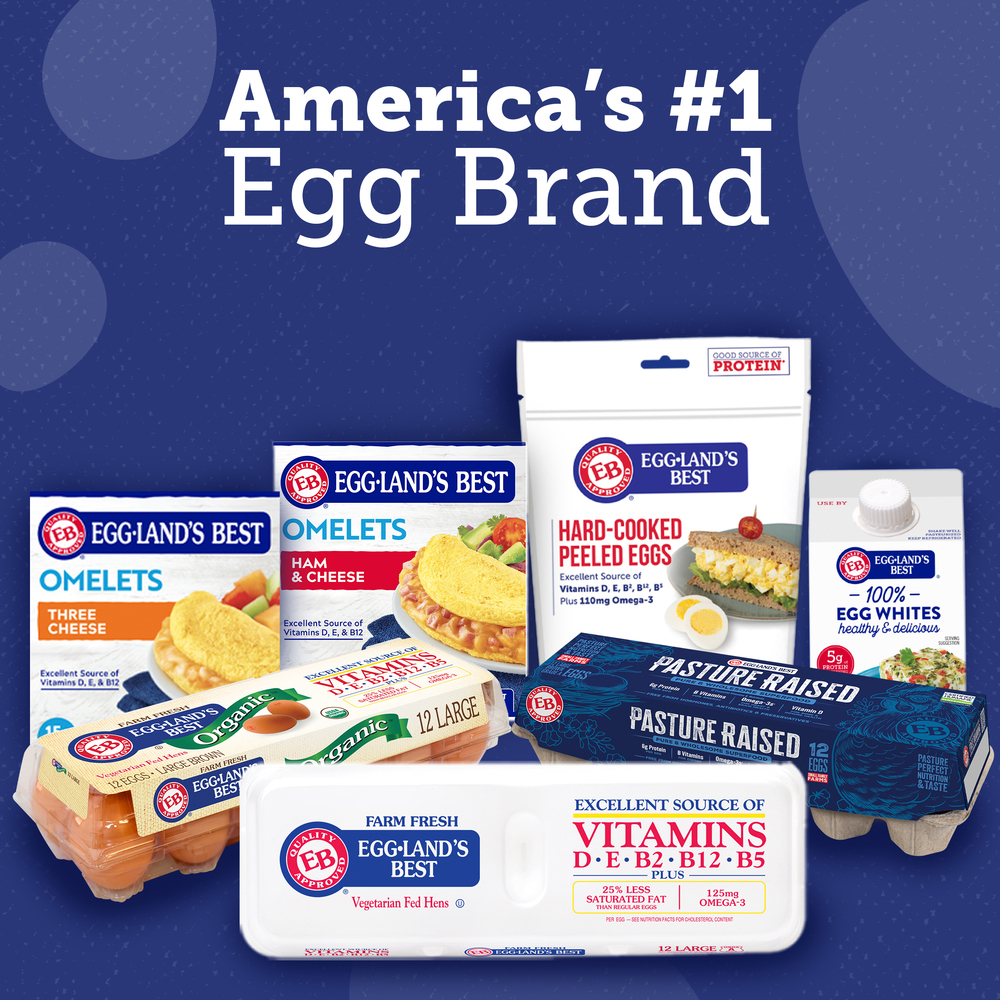 Eggland's Best Cage Free Hard Cooked Eggs, 6 count-Planogram-Left