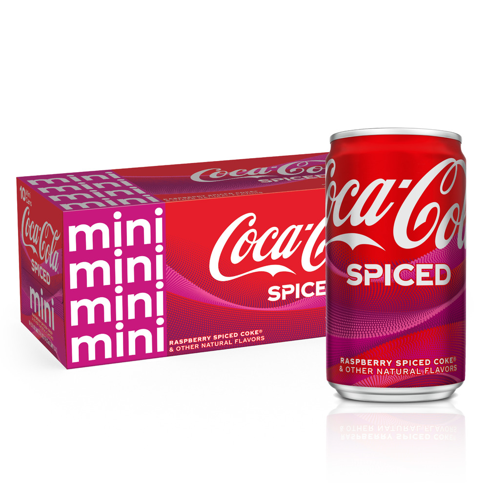 Coca-Cola Spiced Spiced Fridge Pack Cans, 7.5 fl oz, 10 Pack-Main