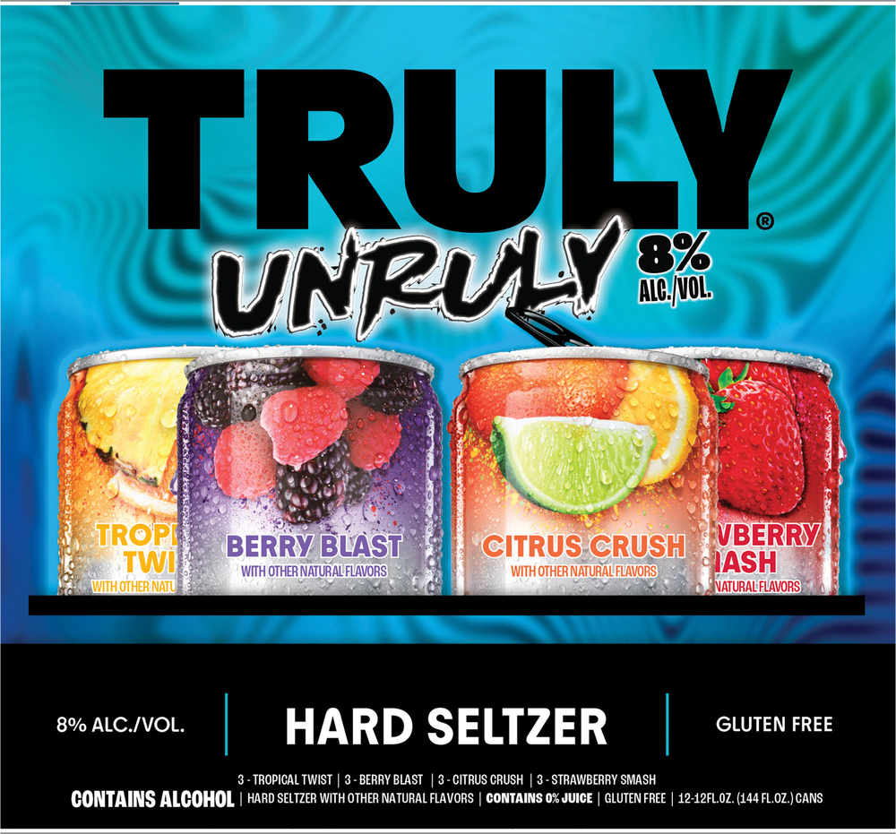 Truly Unruly Hard Seltzer, Assorted-Planogram-Left