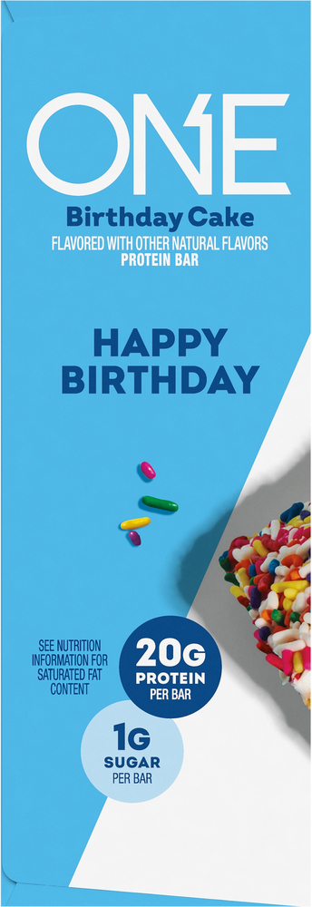One Protein Bar, Birthday Cake-Planogram-Left