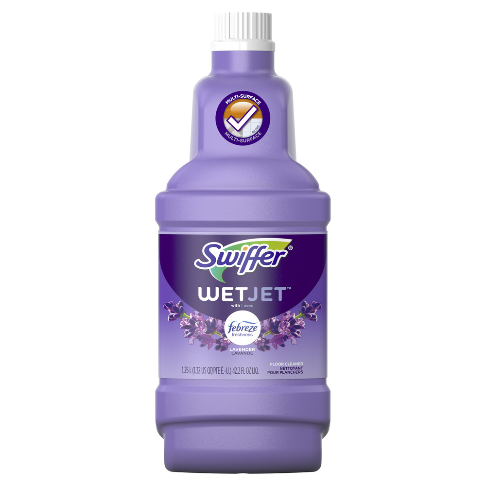 Swiffer WetJet Liquid Floor Cleaner, Lavender Vanilla & Comfort ...