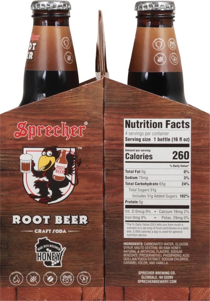 Sprecher Craft Soda, Root Beer-Planogram-Right