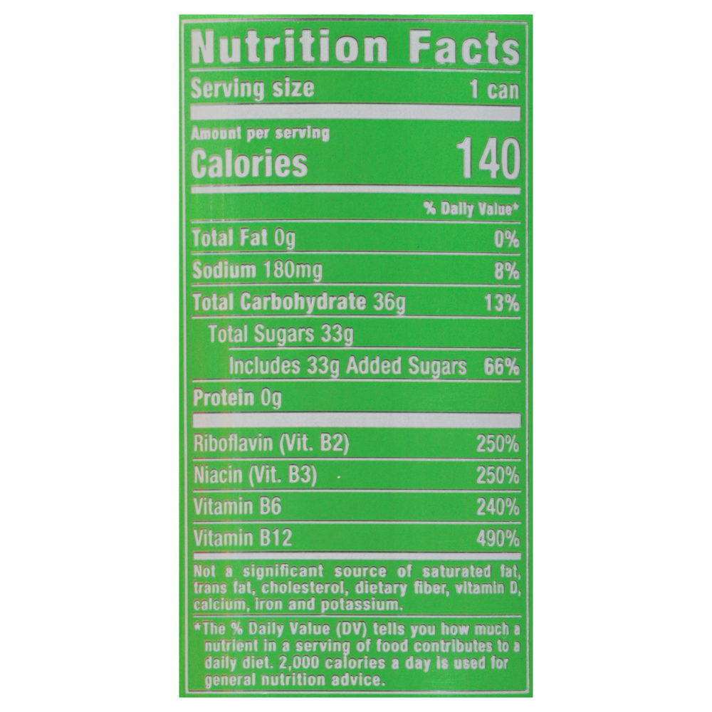 Monster Rio Punch Energy Drink-Nutrition-Facts
