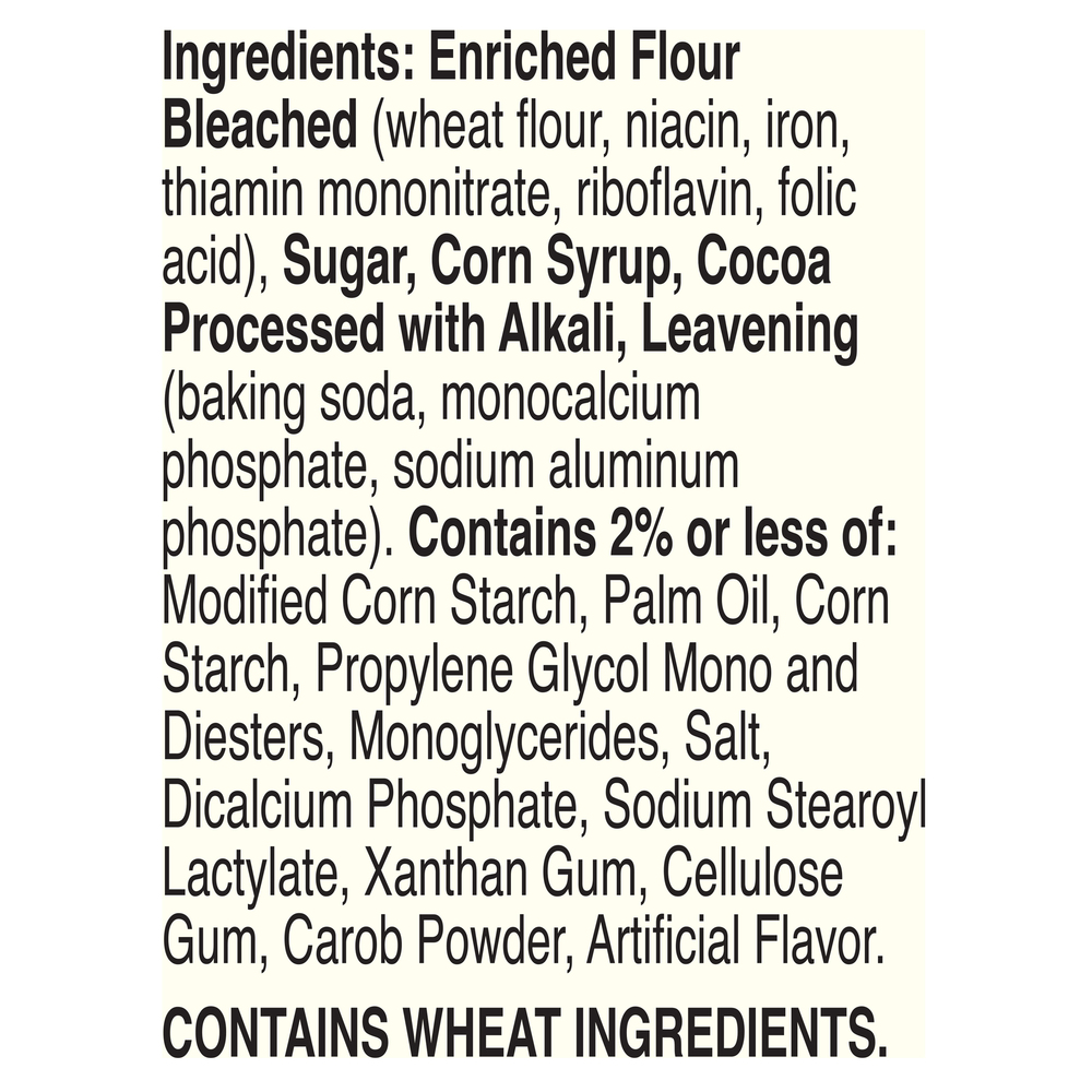 Betty Crocker Super Moist Cake Mix, Chocolate Fudge-Ingredients