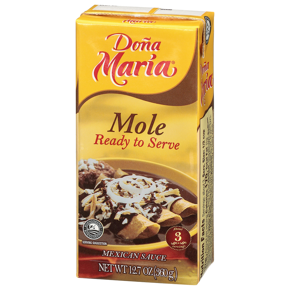 Dona Maria Mexican Sauce, Mole-Front-Right-Elevated