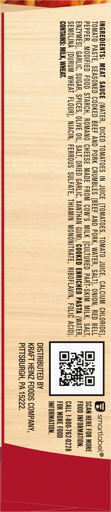 Smart One Spaghetti, With Meat Sauce-Planogram-Right