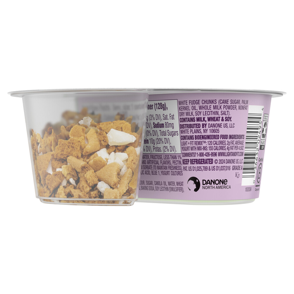 Dannon Light + Fit Remix Greek Key Lime Pie Fat Free Yogurt & Mix-Ins ...