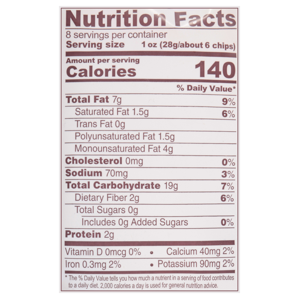 Chicas Tortilla Chips, Original, Corn-Nutrition-Facts