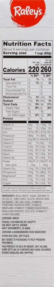Raley's Bite Sized Frosted Wheats-Planogram-Right