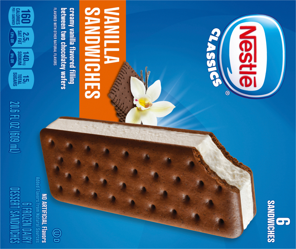 Nestle ice cream sandwich store