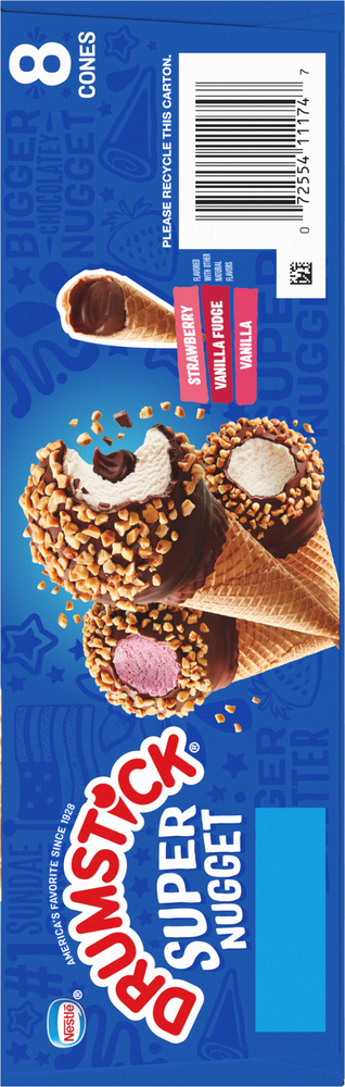 Nestle Drumstick Super Nugget Sundae Cones, Variety Pack-Planogram-Right