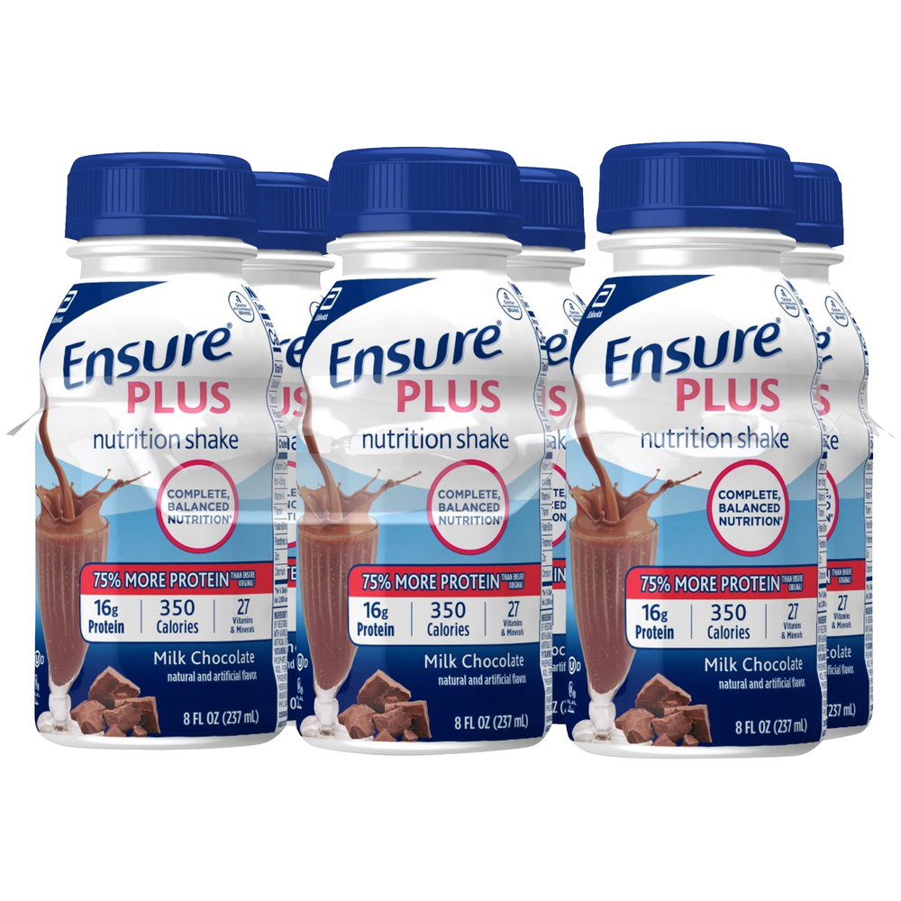 Ensure Plus Plus Ready-to-Drink Milk Chocolate Nutrition Shake-Front ...
