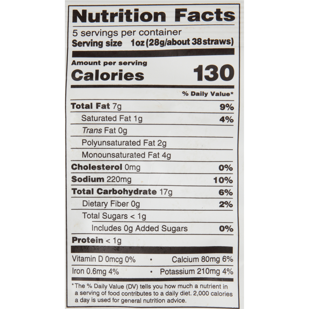 Sensible Portions Garden Veggie Straws Sea Salt Vegetable & Potato ...