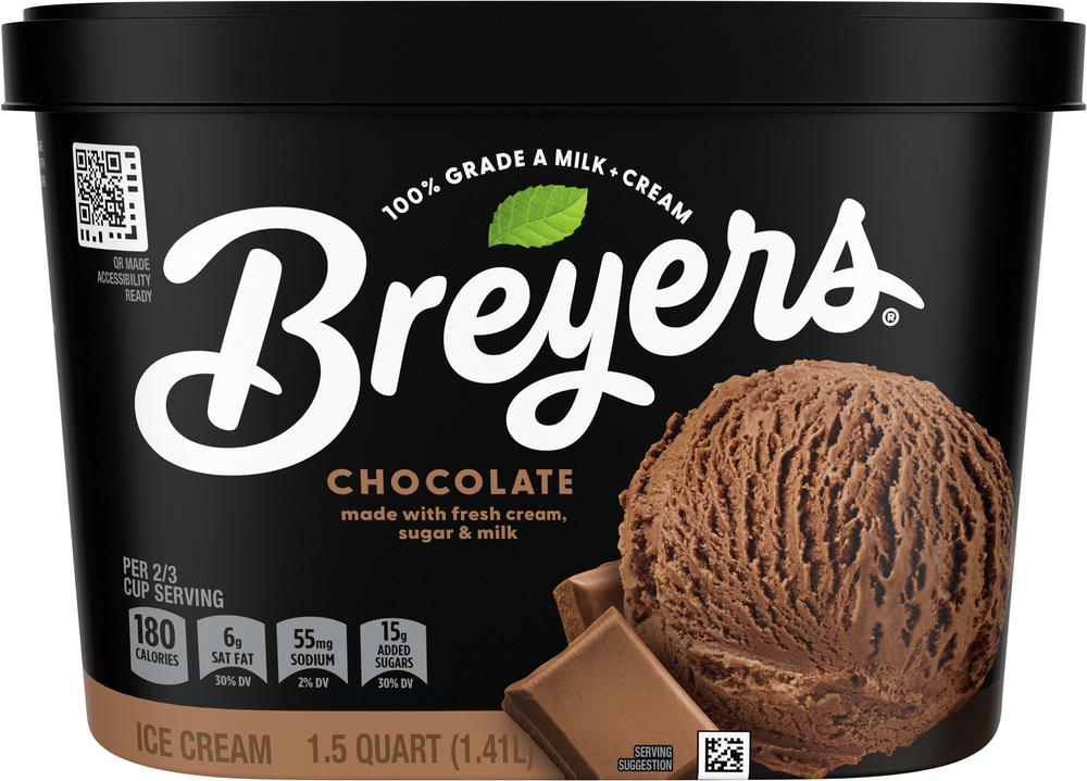 Breyers Chocolate Ice Cream-Planogram-Back
