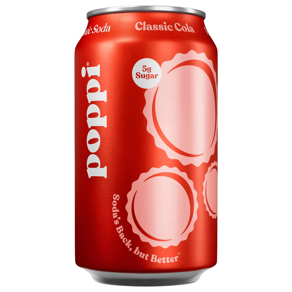 Poppi Prebiotic Soda, Classic Cola-Main