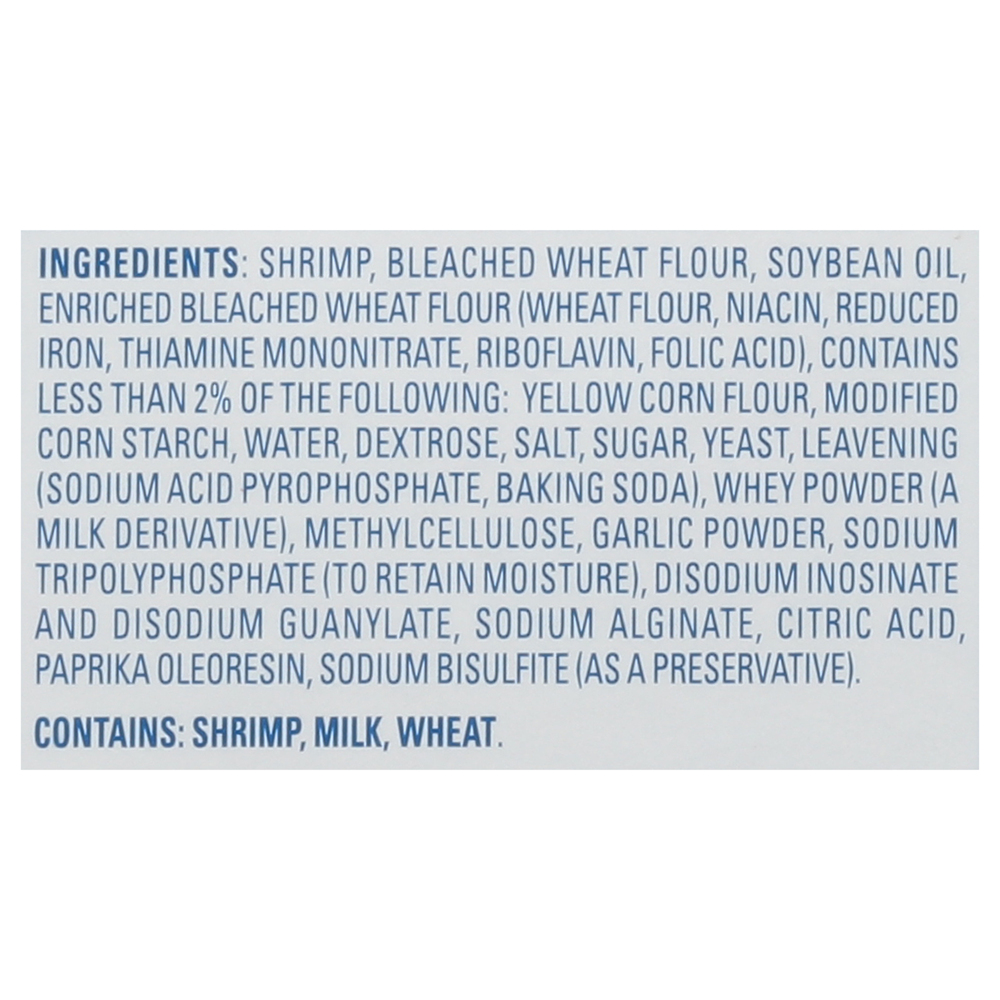 SeaPak Shrimp, Butterfly, Jumbo, Golden Crispy-Ingredients