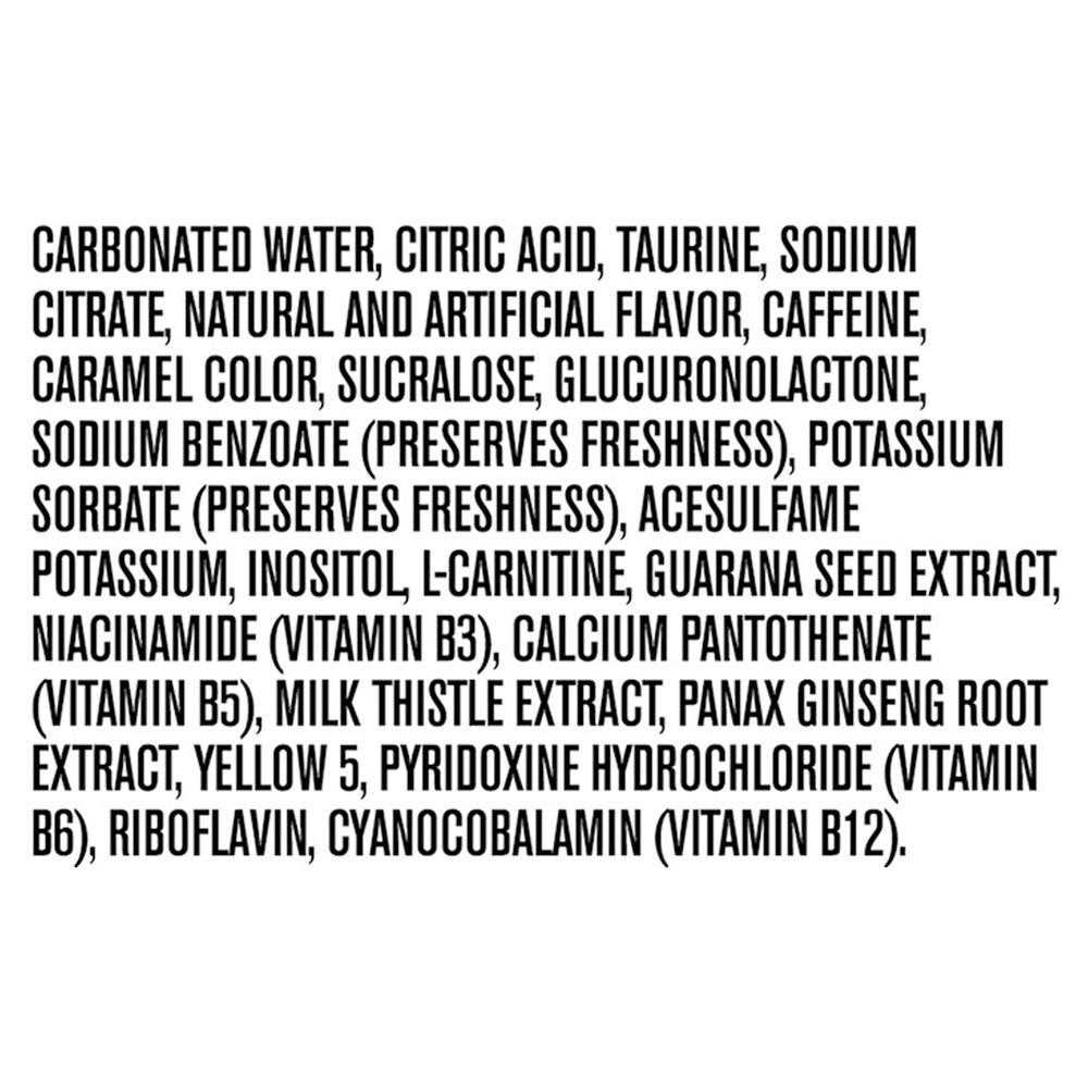 Rockstar Energy Drink Ingredients