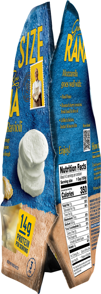 Rana Ravioli, Mozzarella Cheese, Family Size-Planogram-Right