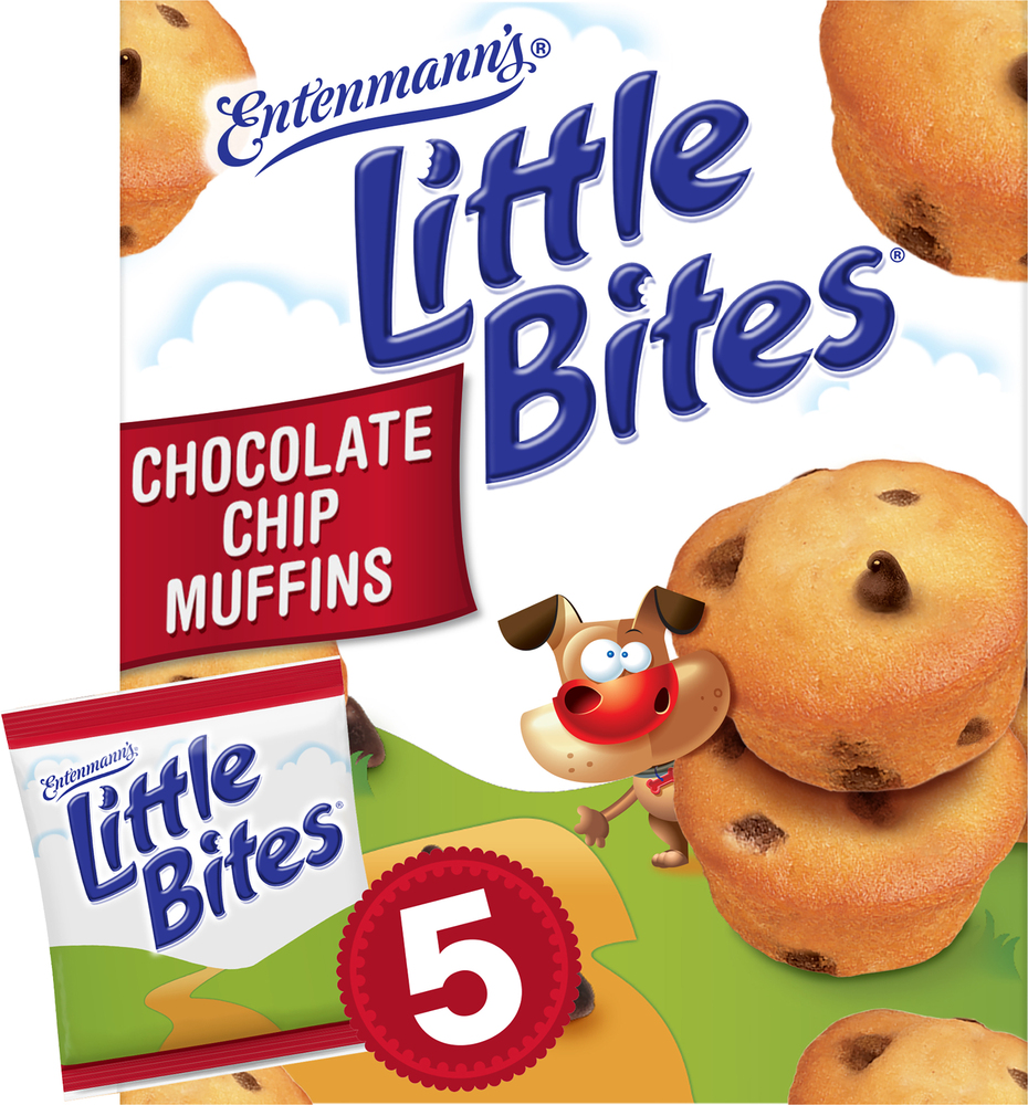 Entenmann's Chocolate Chip Chocolatey Chip Mini Muffins, 5 packs, 7.5 ...