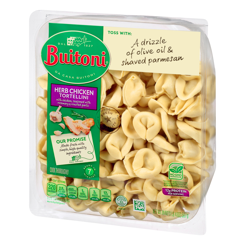 Buitoni Tortellini, Herb Chicken-Front-Right-Elevated