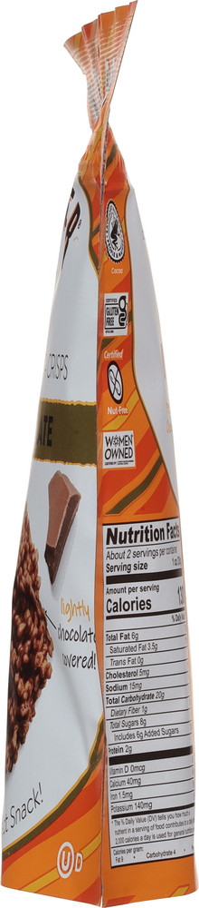 Undercover Chocolate Quinoa Crisps, Milk Chocolate-Planogram-Right