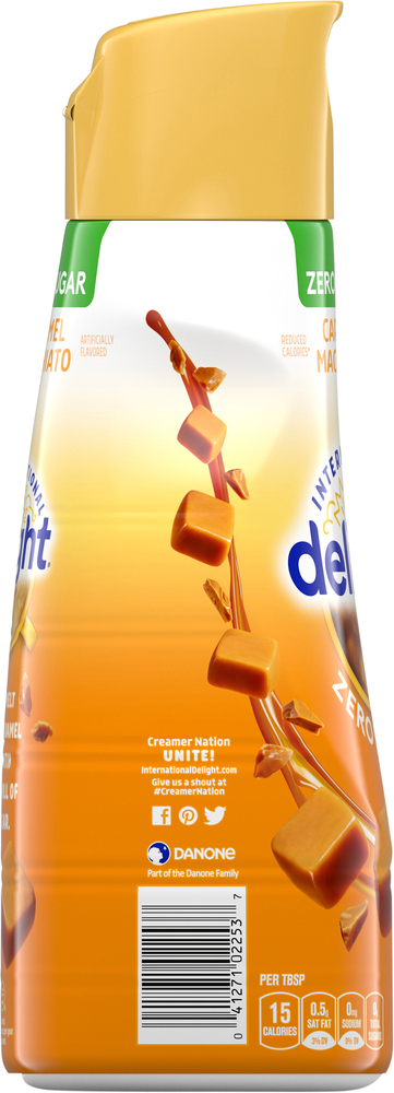 International Delight Coffee Creamer, Zero Sugar, Caramel Macchiato ...