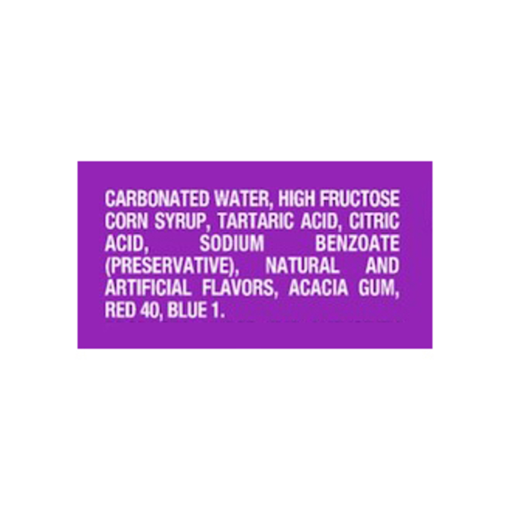 grape crush soda ingredients
