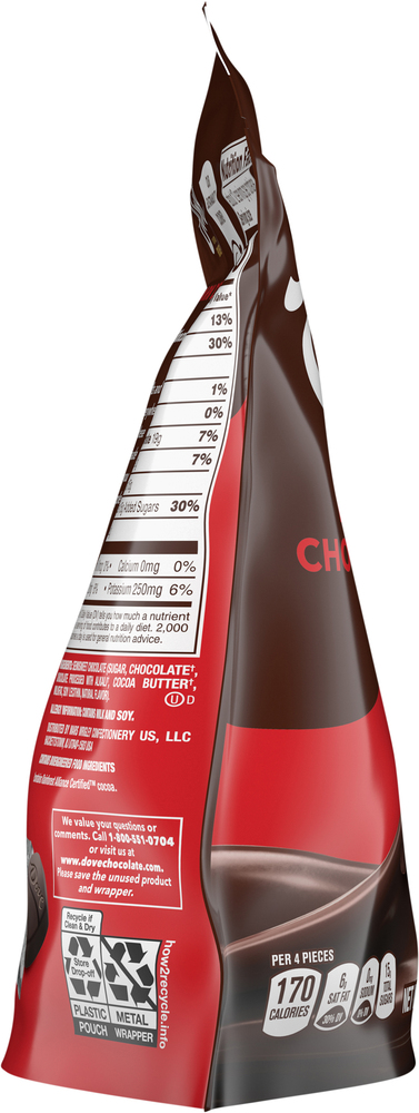 DOVE Dark Chocolate-Planogram-Left