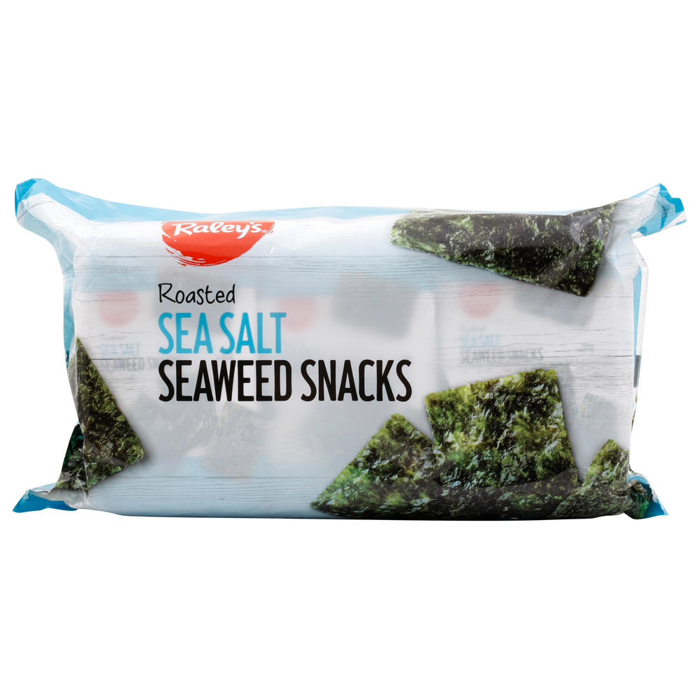 Raley's Roasted Sea Salt Seaweed Snacks-Main