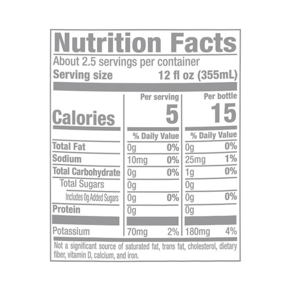 Snapple Tea, Zero Sugar, Peach-Nutrition-Facts