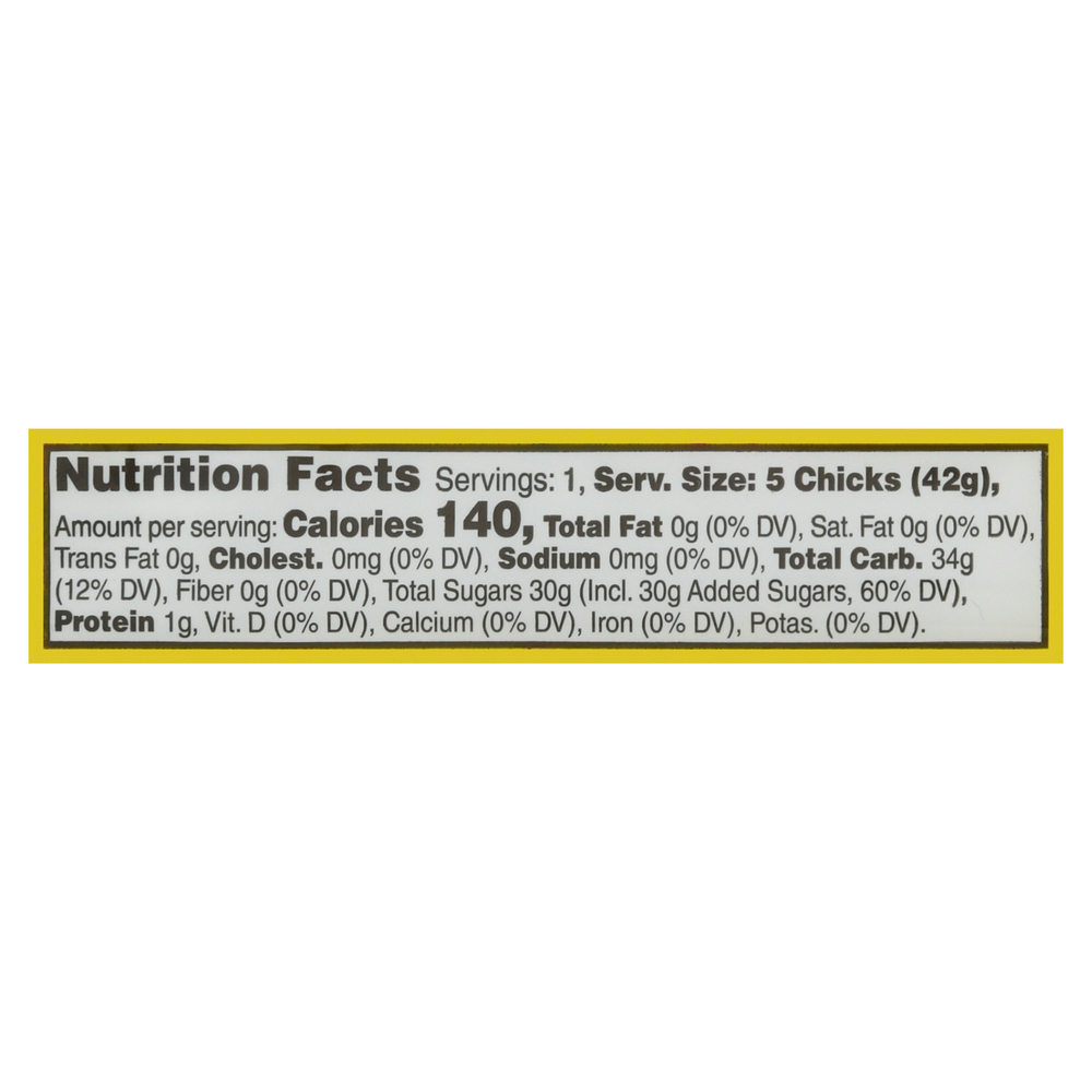 Peeps Candy, Marshmallow Chicks-Nutrition-Facts