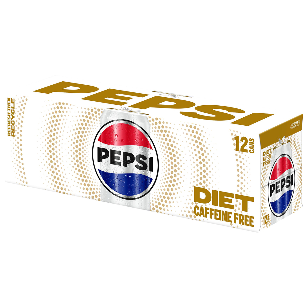 Pepsi Cola, Caffeine Free, Diet-Front-Right-Elevated