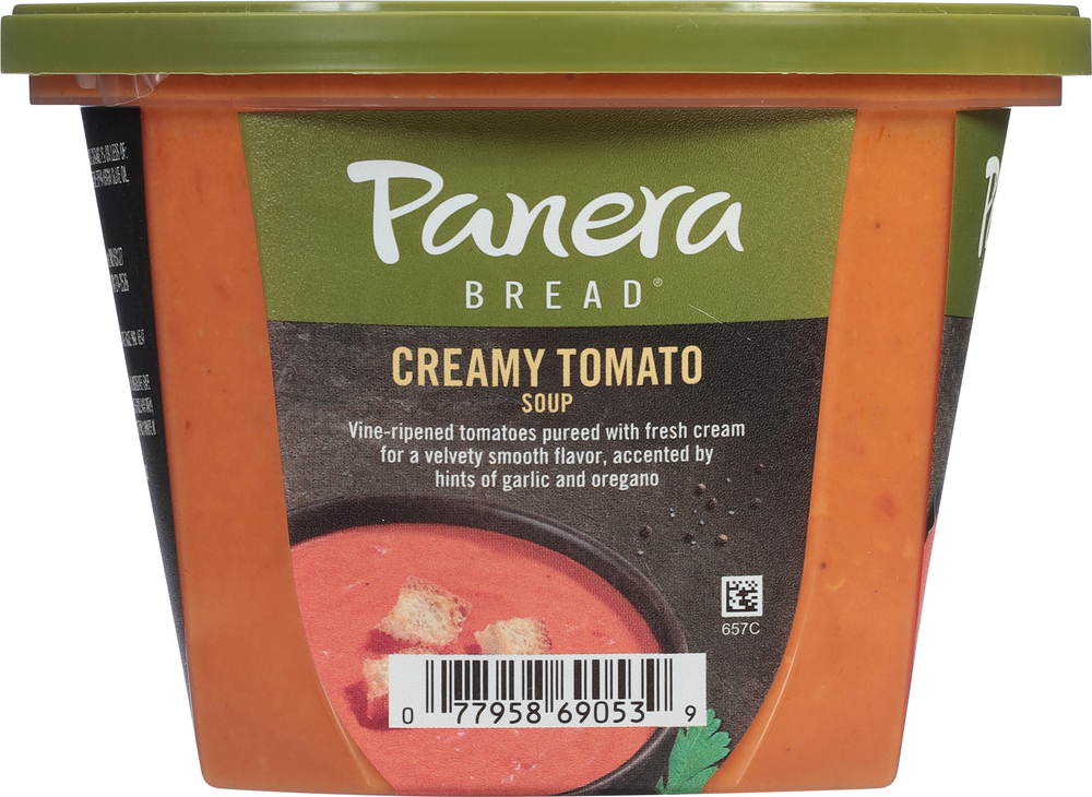 Panera Bread Creamy Tomato Soup, 16 OZ Soup Cup (Gluten Free)-Planogram ...