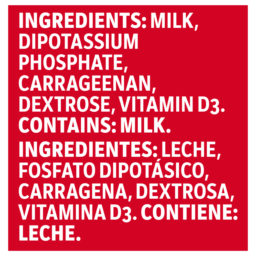 Carnation Evaporated Milk-Ingredients