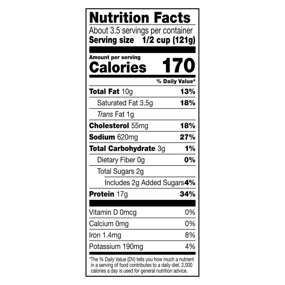 Hormel Square Table Beef Tips and Gravy, Slow Simmered-Nutrition-Facts