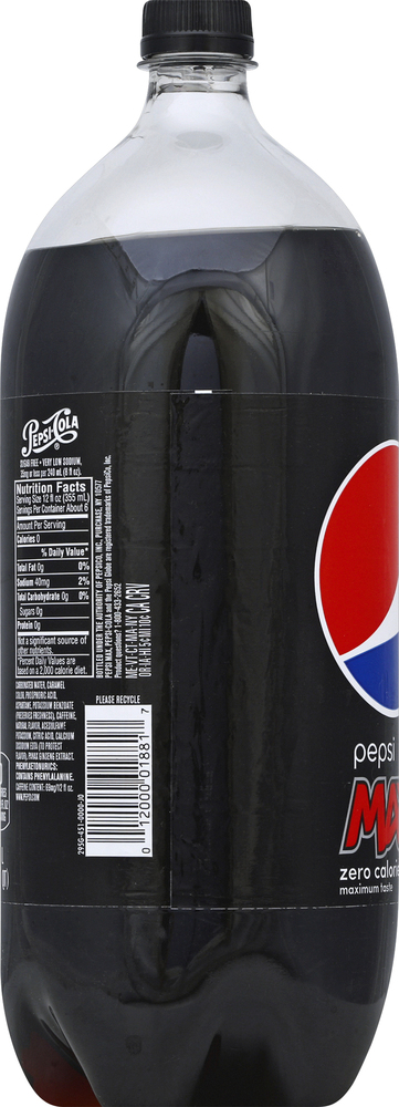 Pepsi Cola, Zero Sugar-Planogram-Back