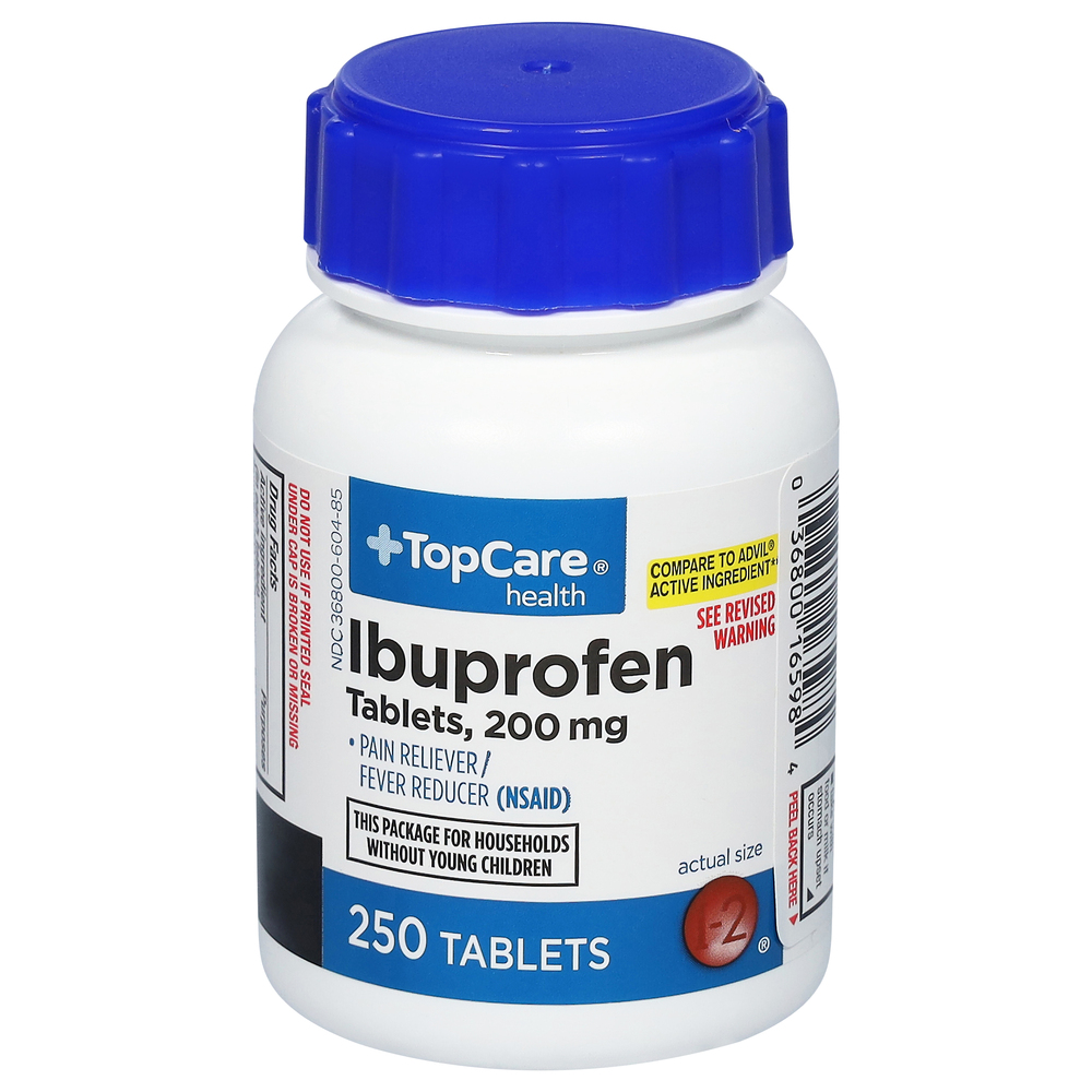 TopCare Health Ibuprofen, 200 mg, Tablets-Main