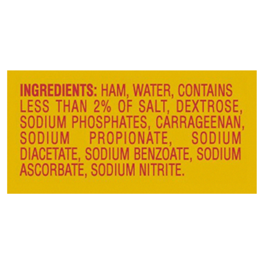 Oscar Mayer Ham, Smoked, Lean-Ingredients
