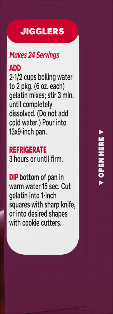 cherry jello instructions