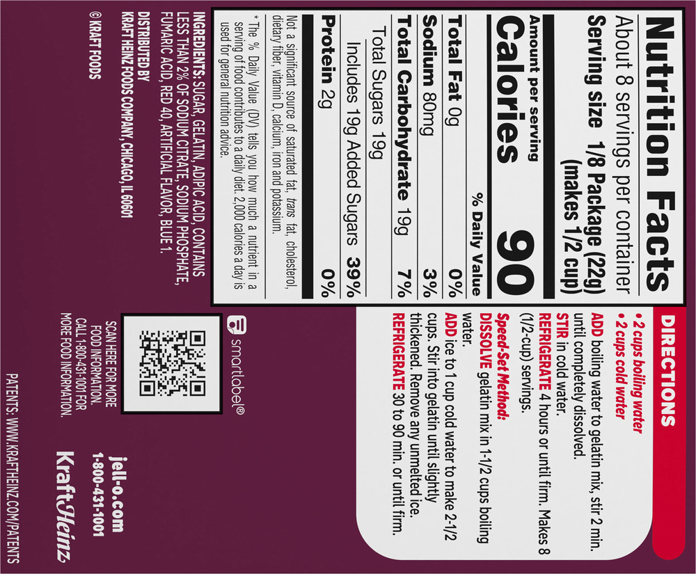 cherry jello instructions