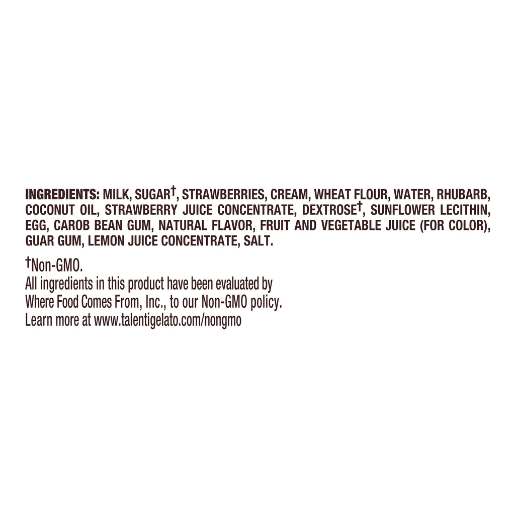 Talenti Gelato Layers, Strawberry Shortcake-Ingredients