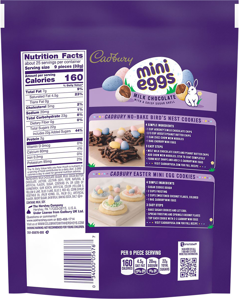 cadbury eggs ingredients