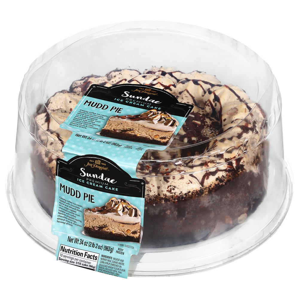 Jon Donaire Ice Cream Cake Mudd Pie Sundae Premium Front Right Elevated