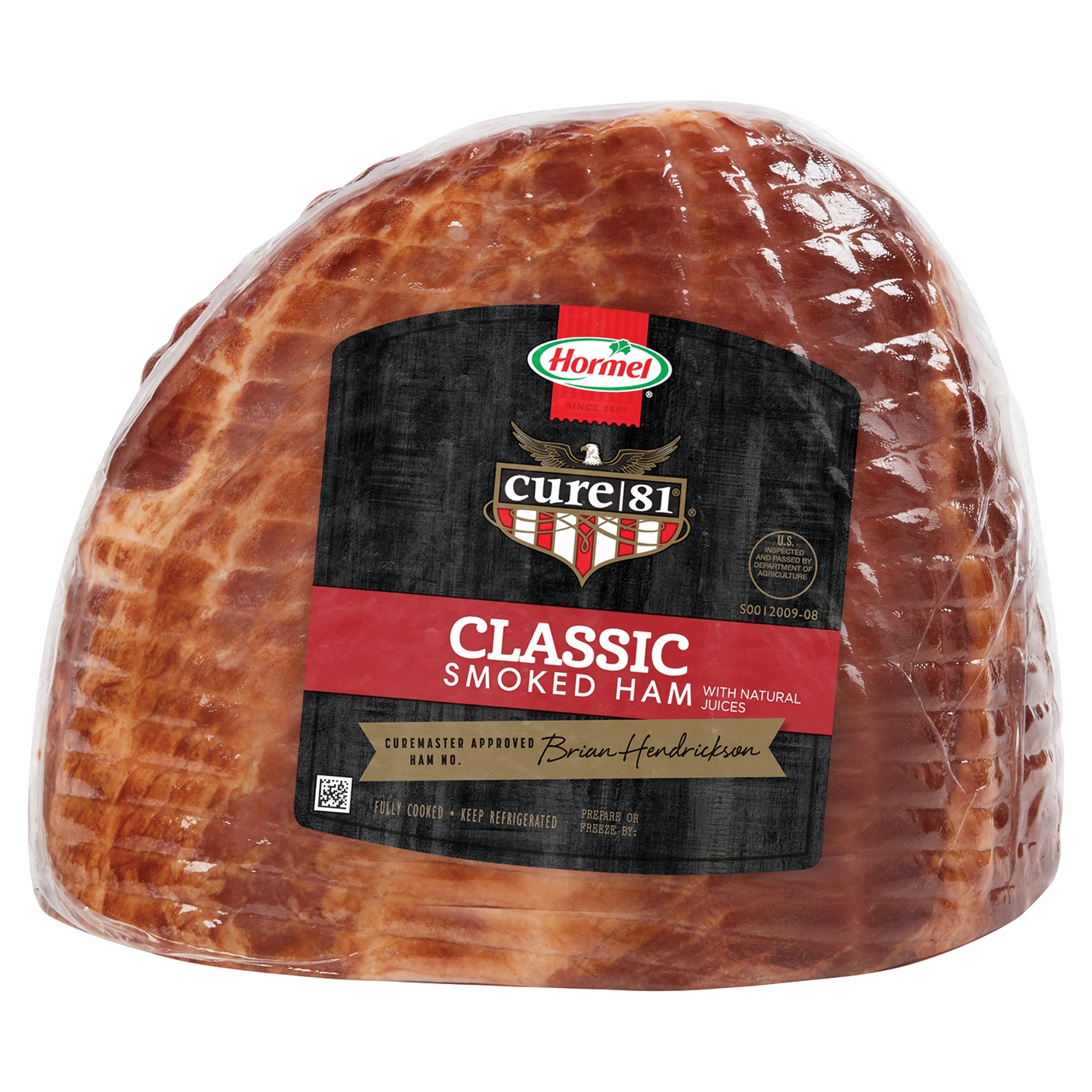 Hormel Cure 81 Spiral Sliced Smoked Half Ham, Boneless-Main