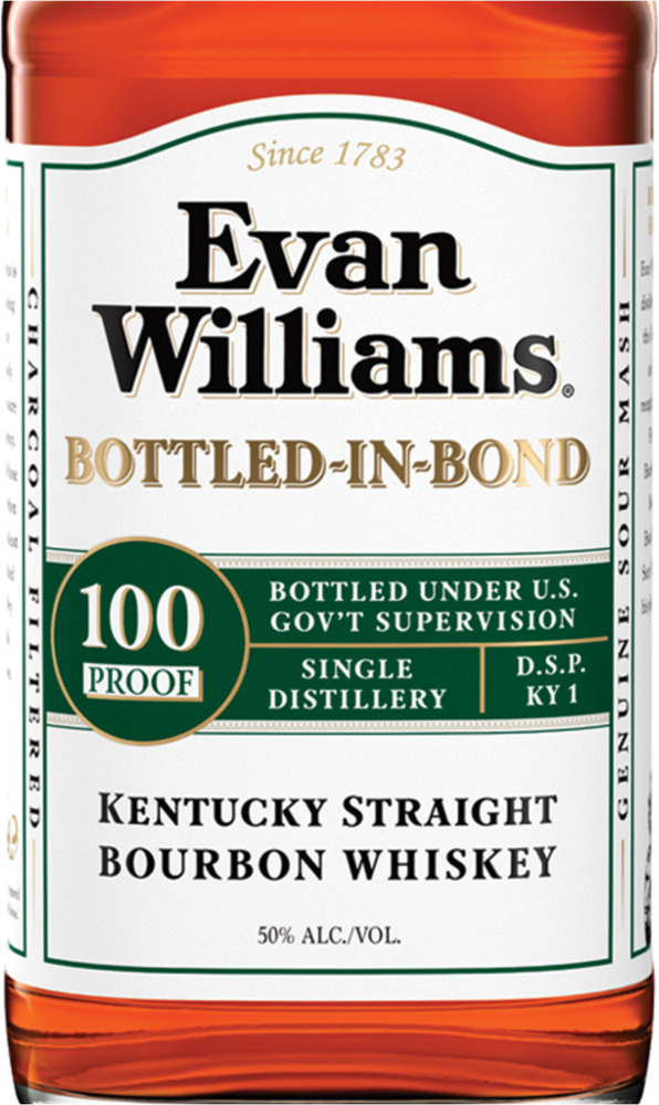 evan williams bourbon label
