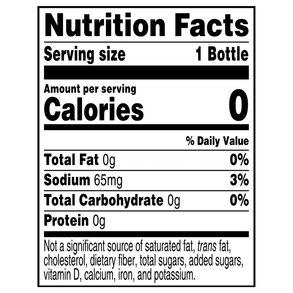 Gatorade Water, with Electrolytes for Taste, Purified-Nutrition-Facts