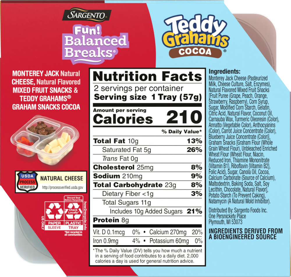 teddy grahams serving size